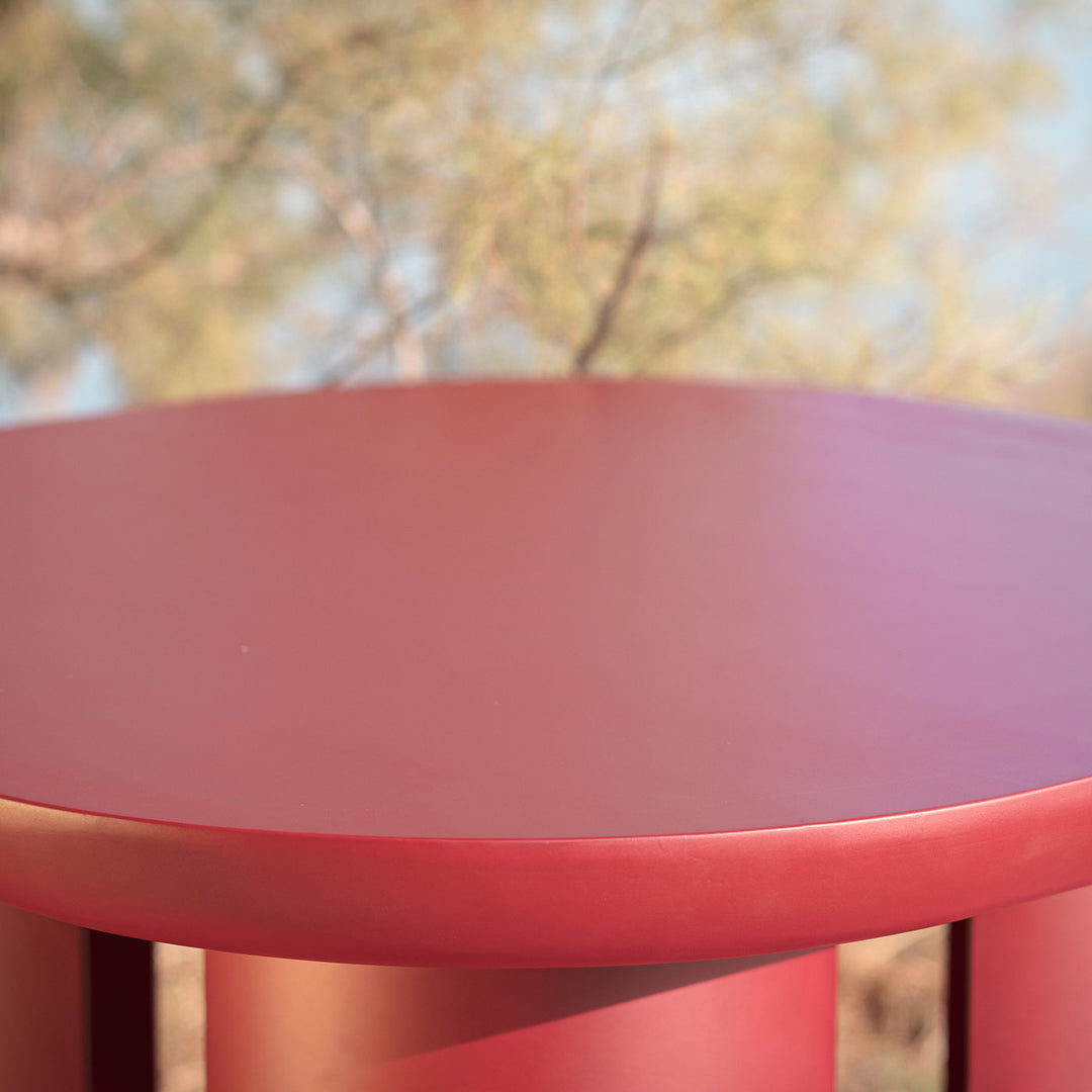 Turno Red Dining Table Medulum | Artemest