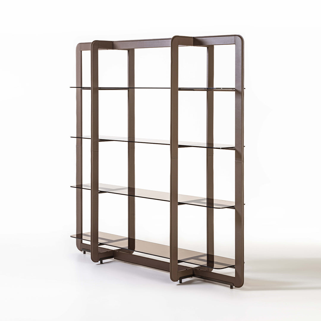 Musa Brown Bookcase Enrico Pellizzoni | Artemest