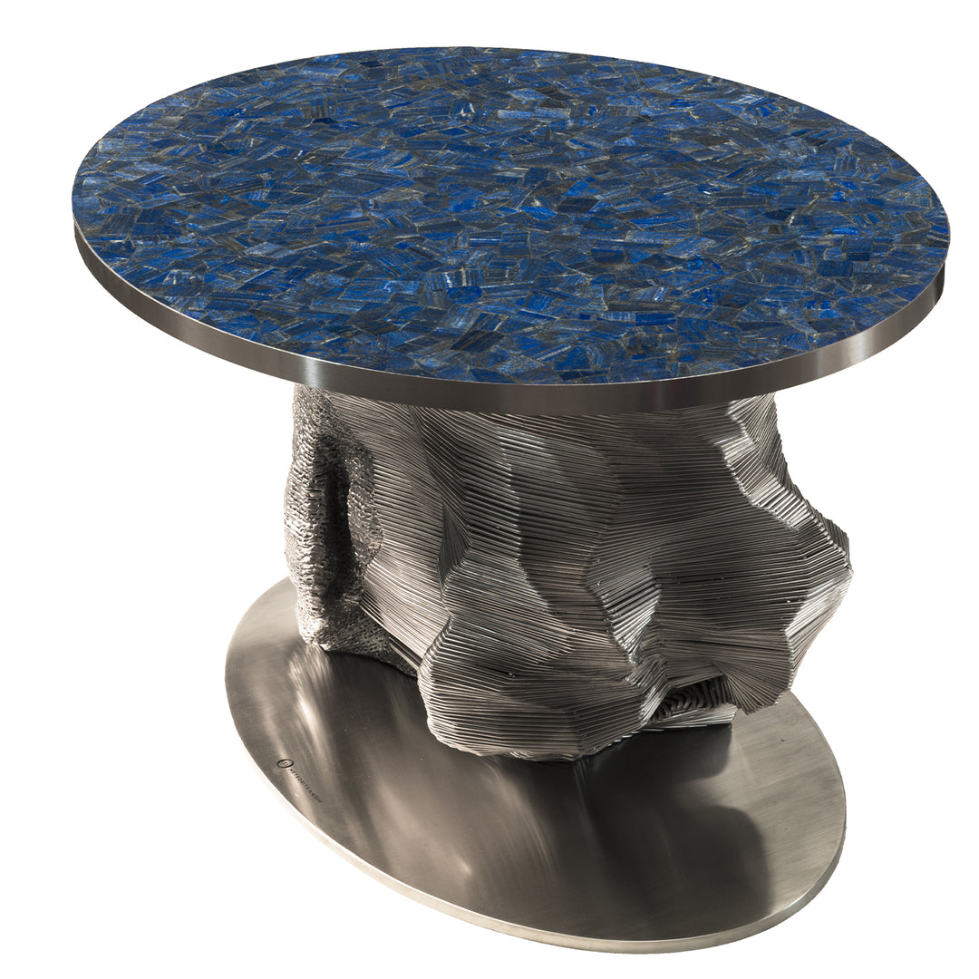 Meteorite N° 4 Table by Giò Pozzi Officina Della Scala | Artemest