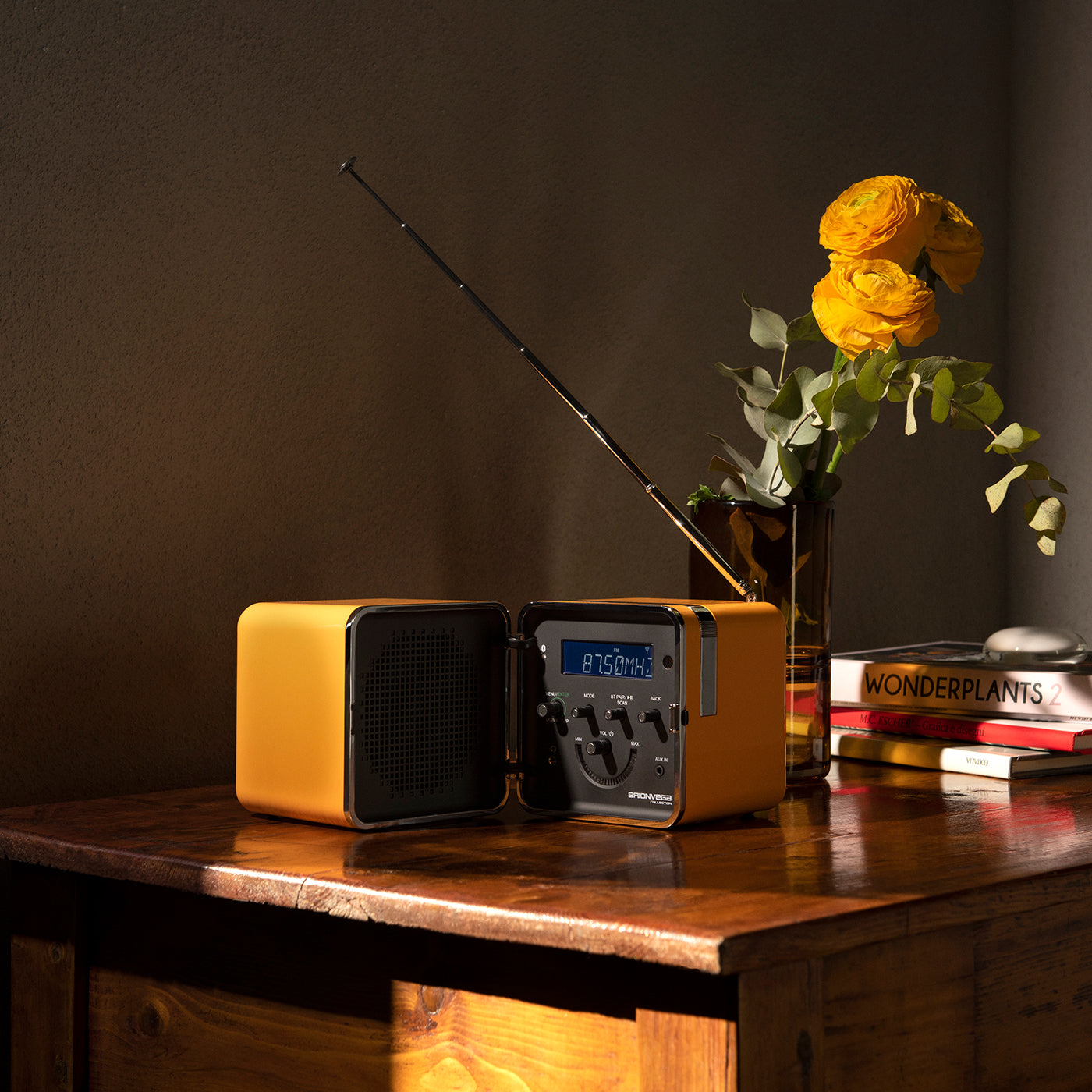 Yellow Radio.cubo by Marco Zanuso and Richard Sapper Brionvega | Artemest