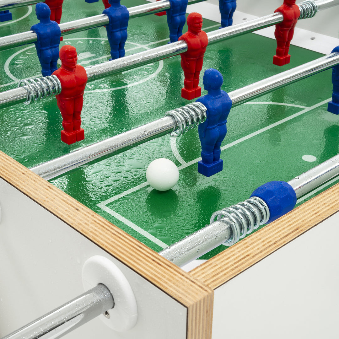 Cross Outdoor White Foosball Table by Basaglia + Rota Nodari Fas ...