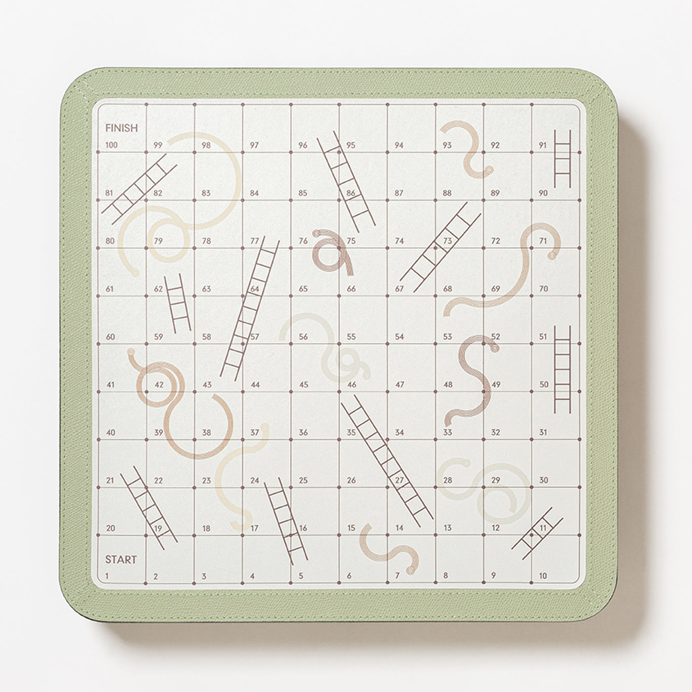Delos Marble Snakes & Ladders Game Set Giobagnara | Artemest