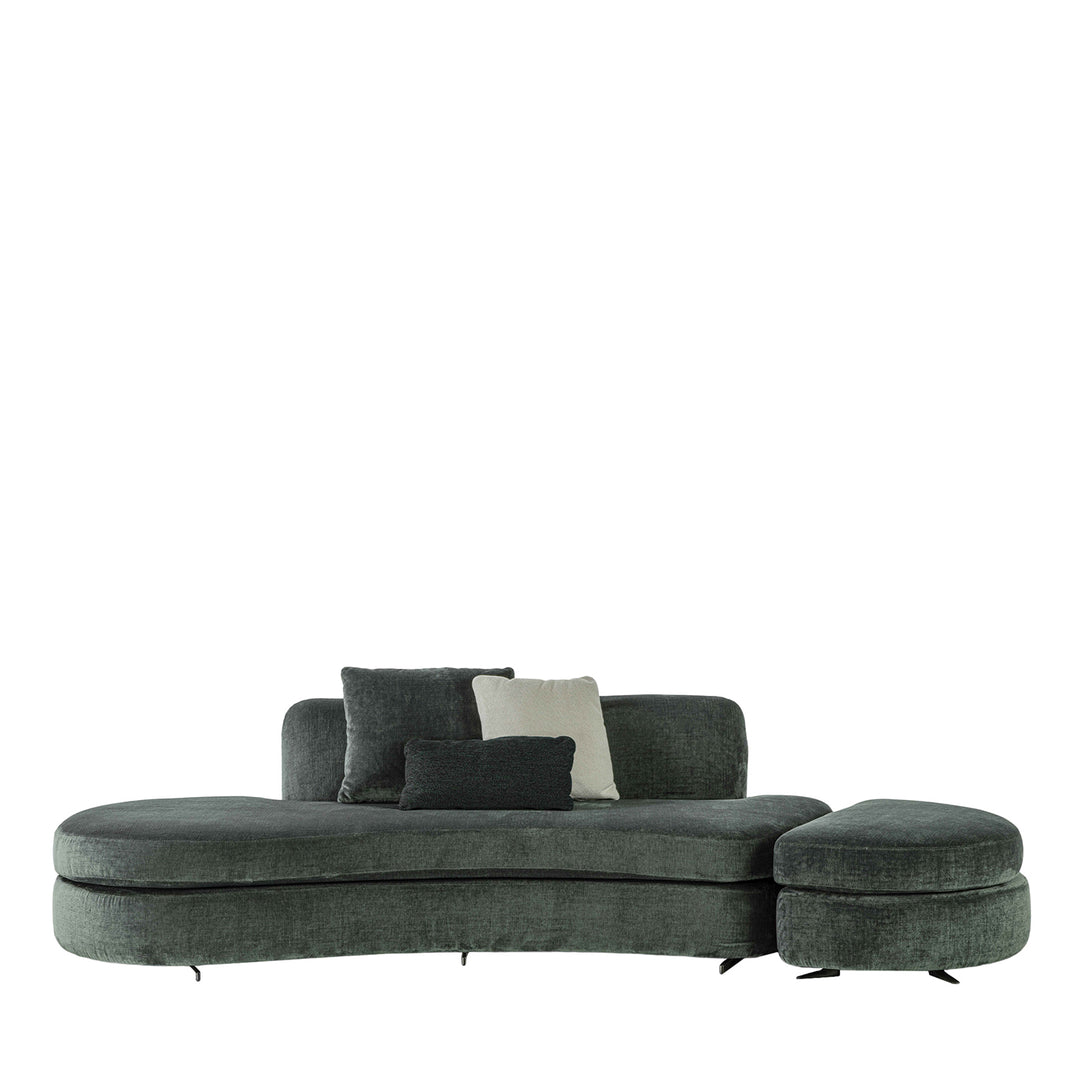 Green Velvet Sofa by Giuseppe Carpanelli Carpanelli | Artemest