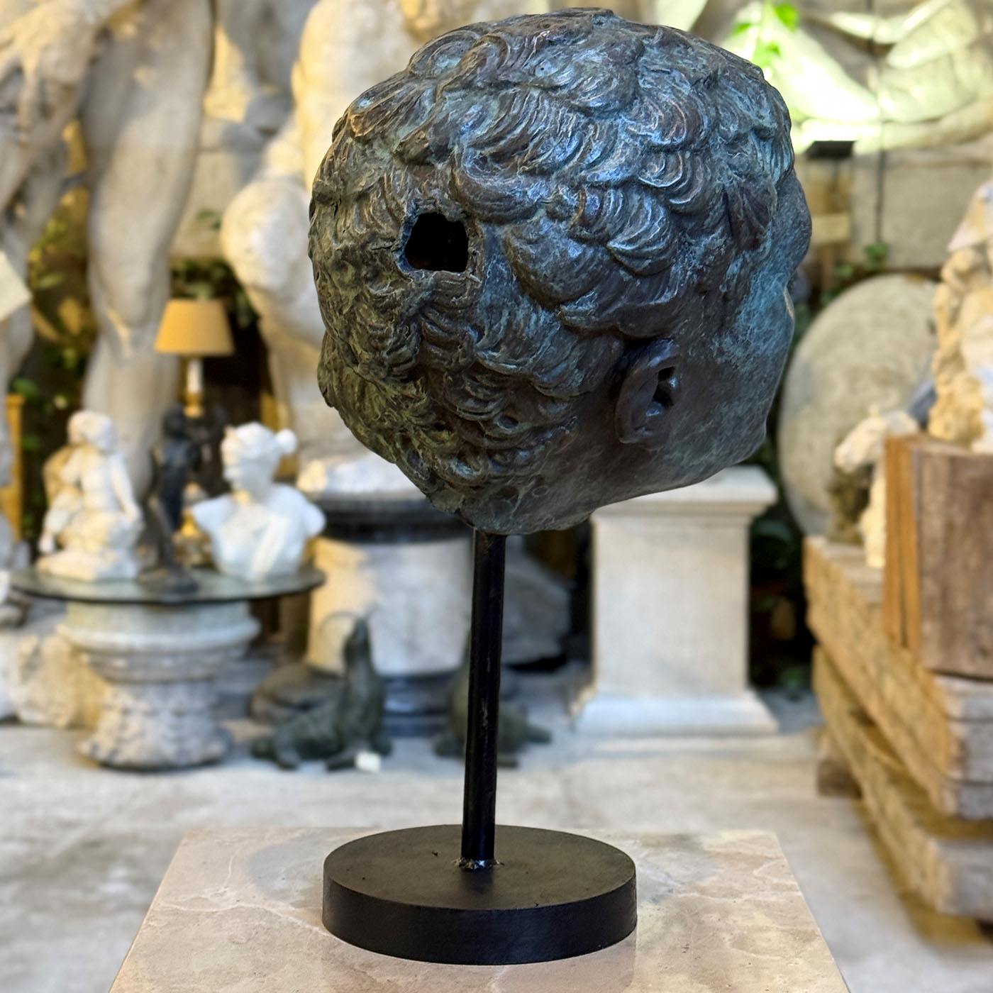 Borghese Gladiator Bust Sculpture Galleria Romanelli | Artemest