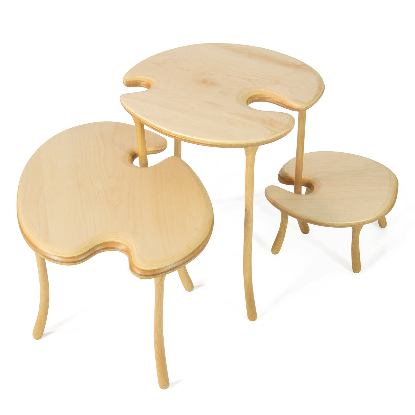 Tavo A2 Modular Set of 3 Coffee Tables Limited Edition Orografie | Artemest