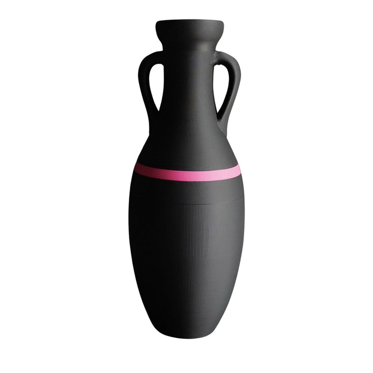 Giulio Cesare XL Black And Fucsia Amphora Pop Pot | Artemest