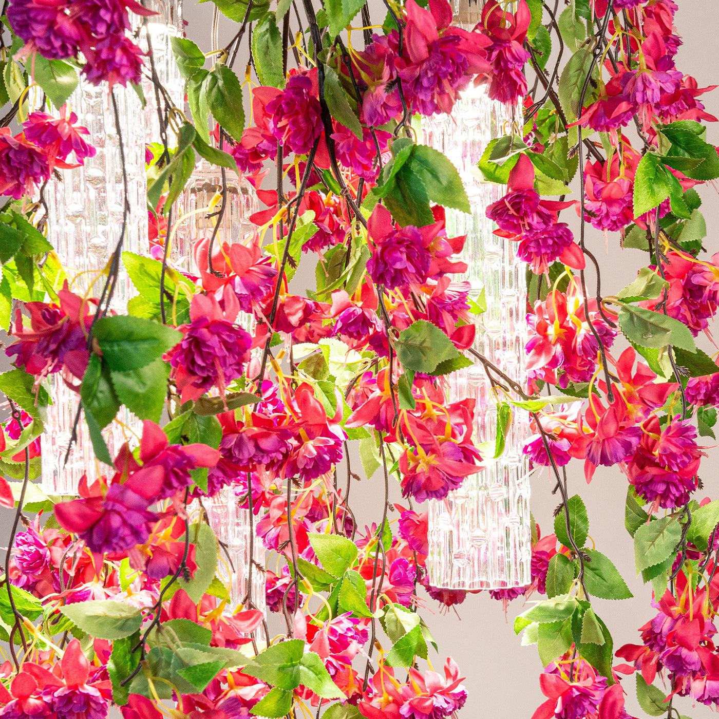 Flower Power Pink Cascade Large Chandelier VGnewtrend | Artemest