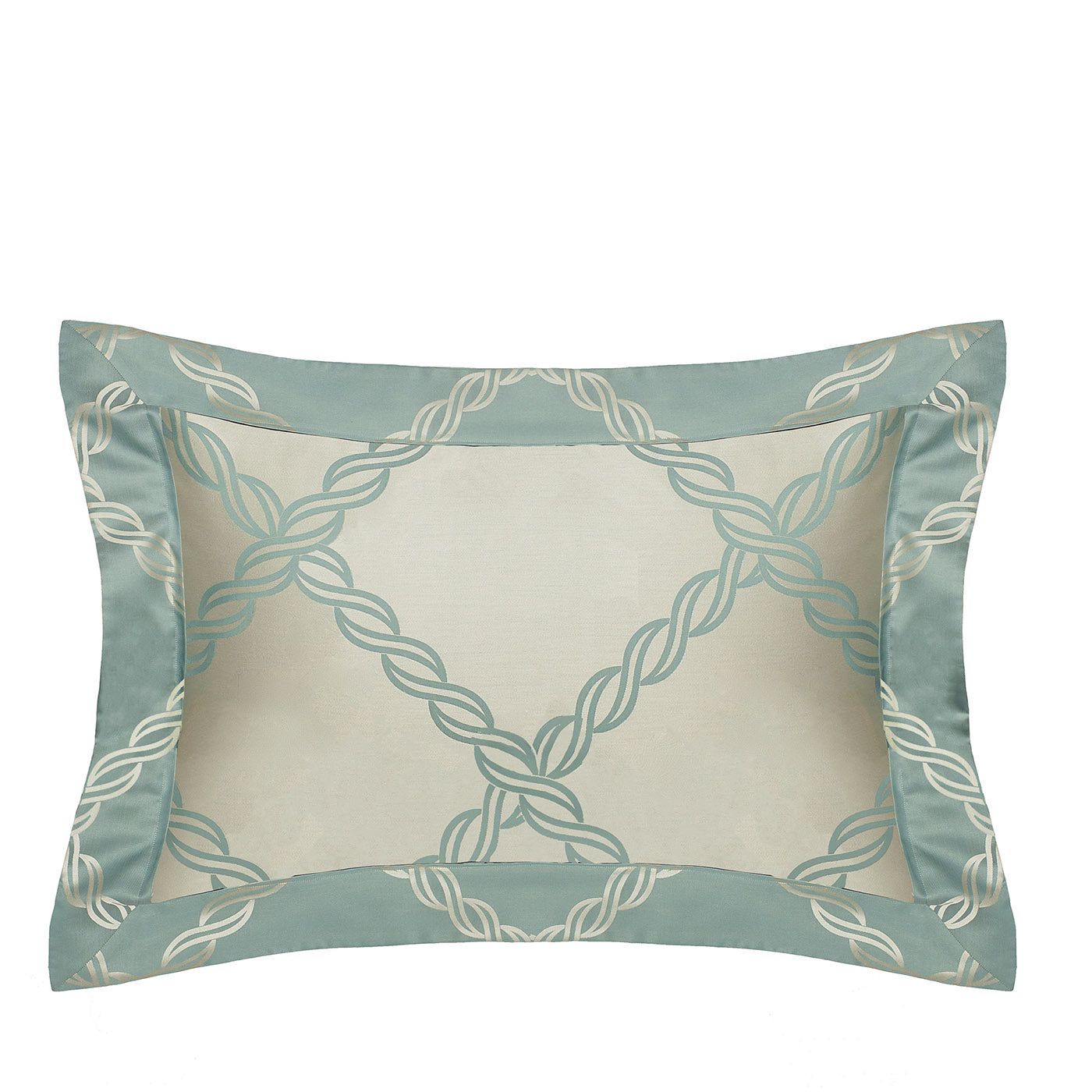 Legacy Jacquard Silver Sage US Standard Sham Verderoccia | Artemest