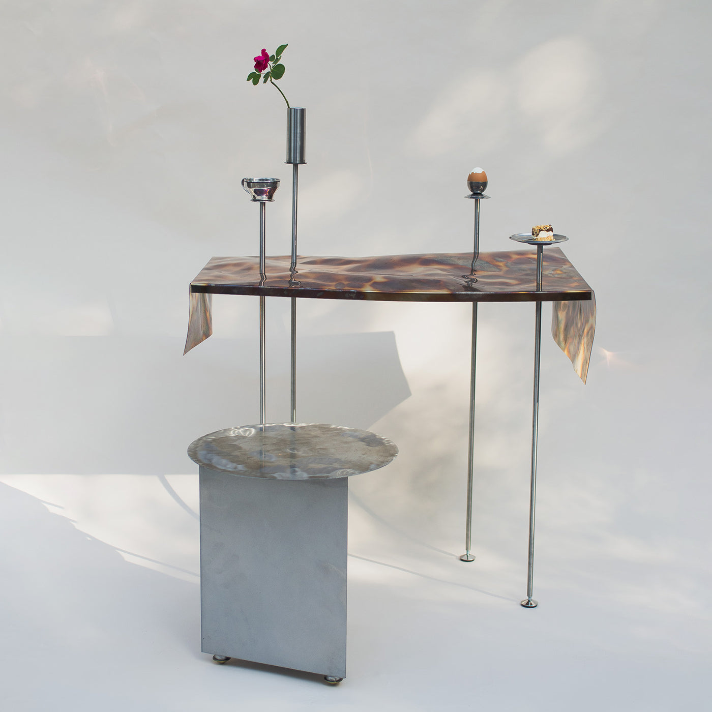 Cloud Stainless Steel Dancing Stool M'AMA Interni + di Federica Zama ...