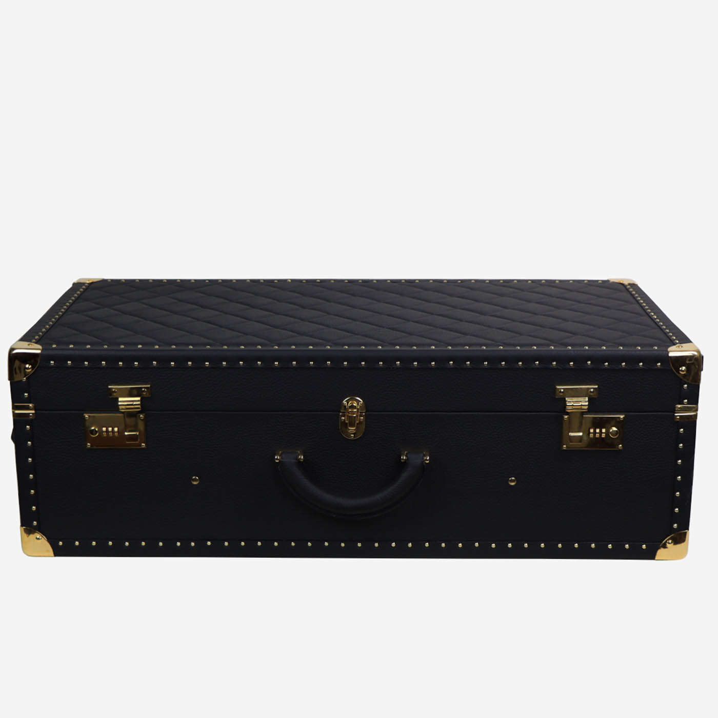 Regale Quilted Medium Black Suitcase Terrida | Artemest