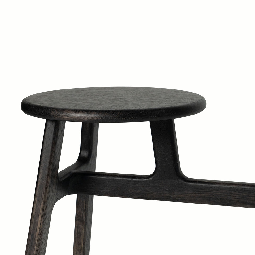 Trespolo Black Double Stool by Giulio Iacchetti Orografie | Artemest