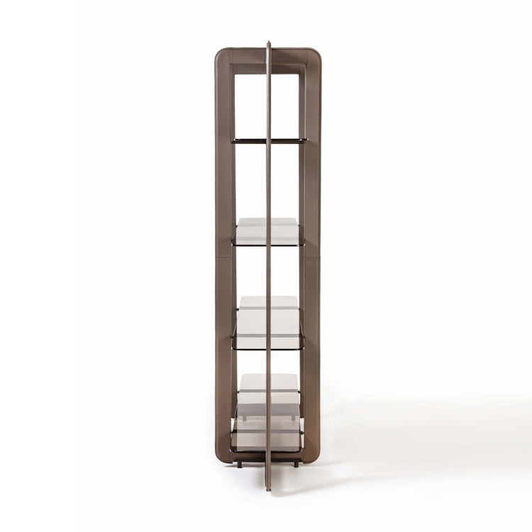 Musa Brown Bookcase Enrico Pellizzoni | Artemest