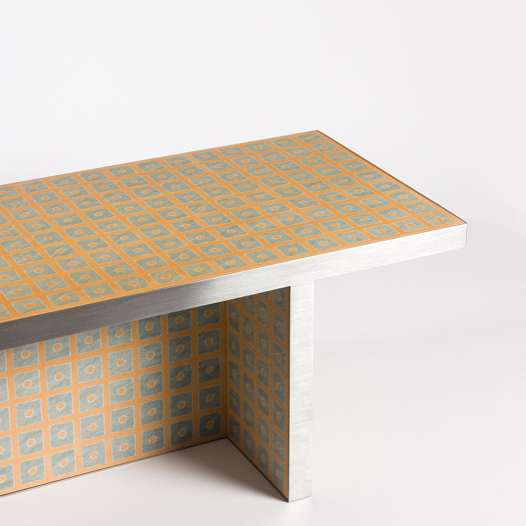 Standard Geometries Cipollino Bench by David/Nicolas Del Savio 1910 ...