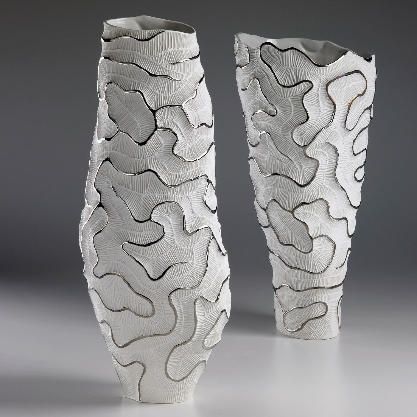 Atlas Platinum Vase Fos Ceramiche | Artemest