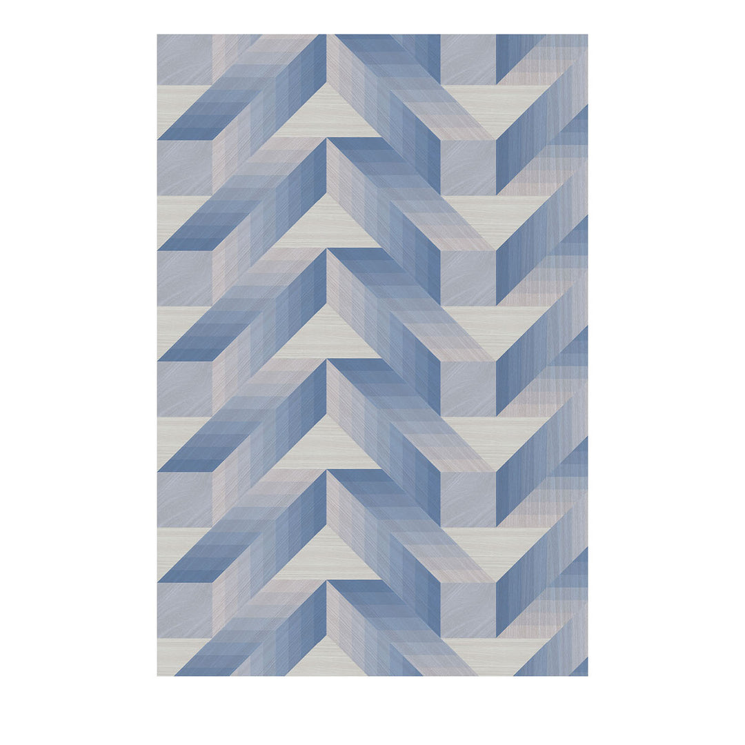 Geometry Cubes Blue Wallpaper Texturae | Artemest