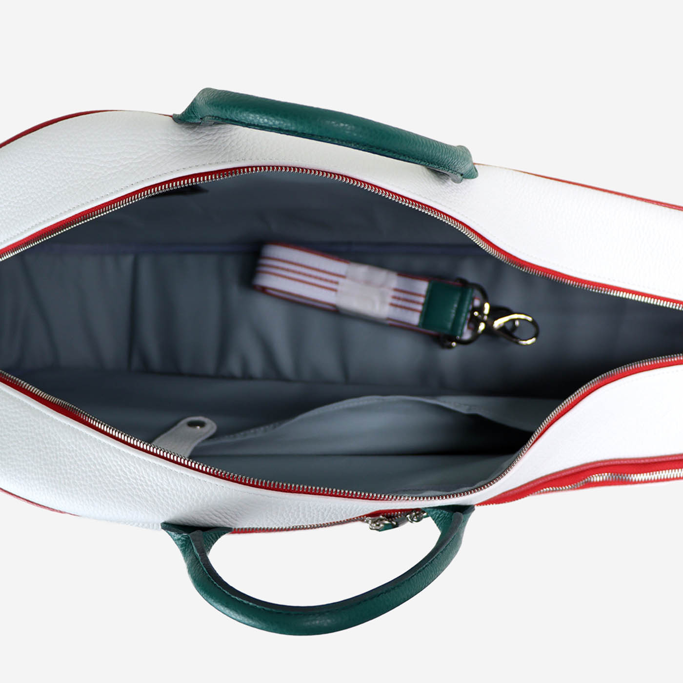 Classic Red & White Tennis Bag Terrida | Artemest