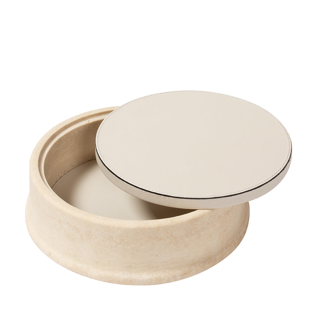 Rodi Marble Box Round Small Giobagnara | Artemest