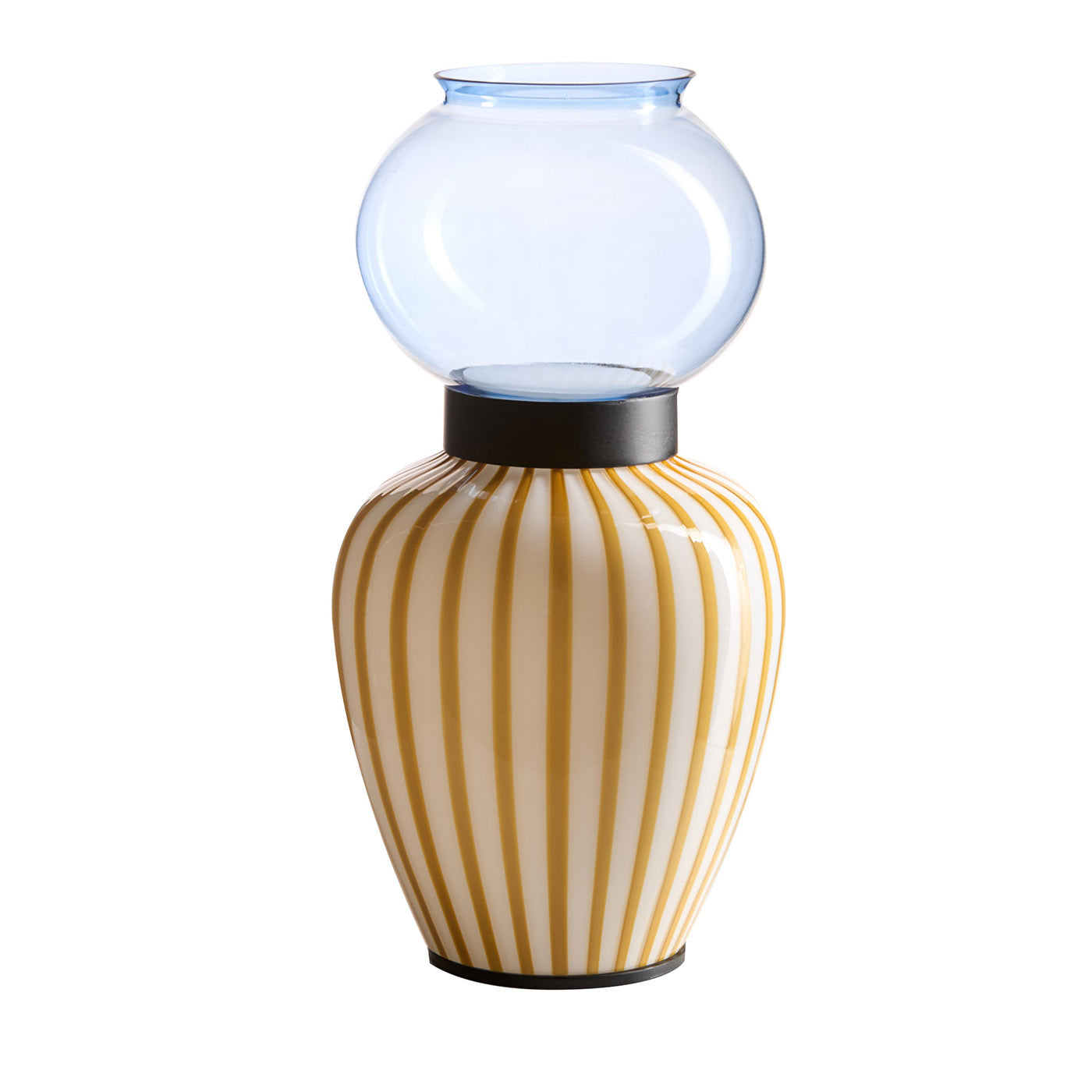 Layla Yellow Striped Table Lamp by Serena Confalonieri MM Lampadari ...