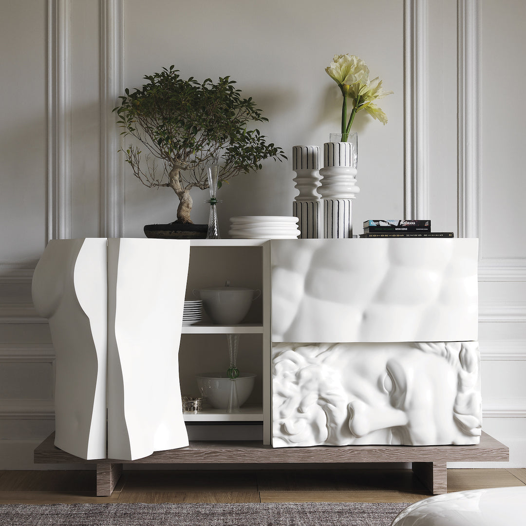 Ercole e Afrodite 4-Piece White Storage System by Driade Lab Driade ...