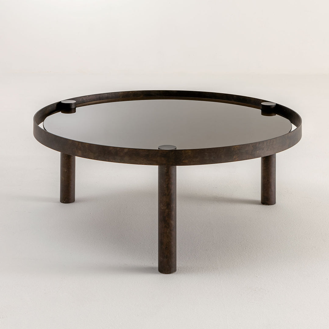 Tray Round Black Coffee Table Laura Meroni | Artemest
