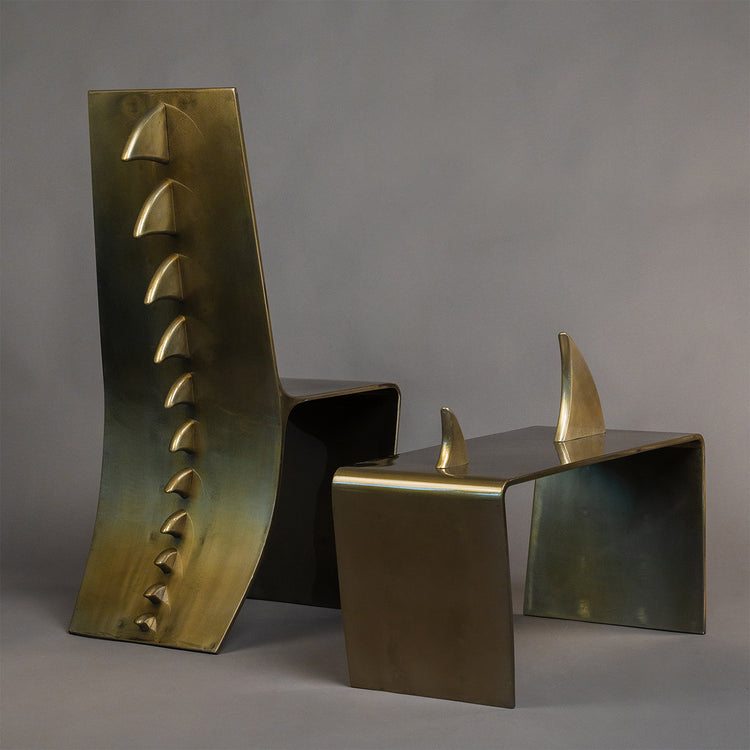 Gold Shark Coffee Table Giulia Ligresti | Artemest