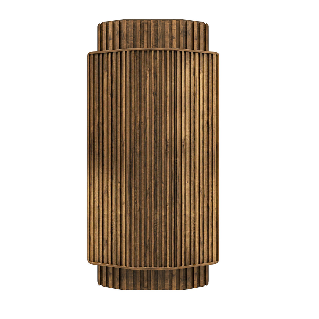 Fluted Walnut Cabinet D-Ita | Artemest