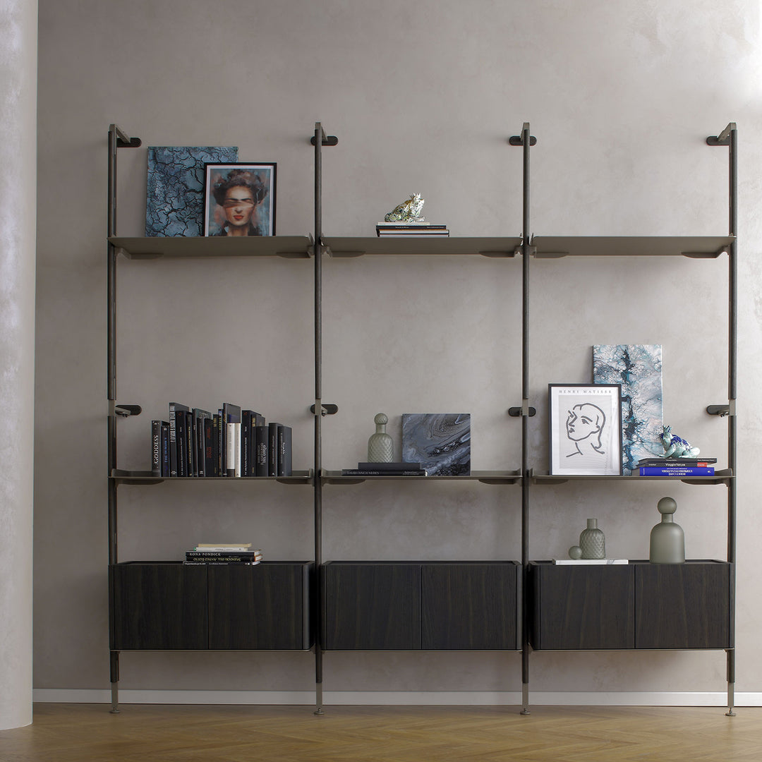 Galaxy Laguna Oak Wood Wall Composition Morica Design | Artemest