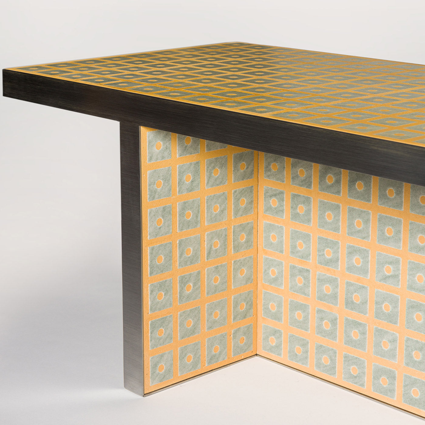 Standard Geometries Cipollino Bench by David/Nicolas Del Savio 1910 ...