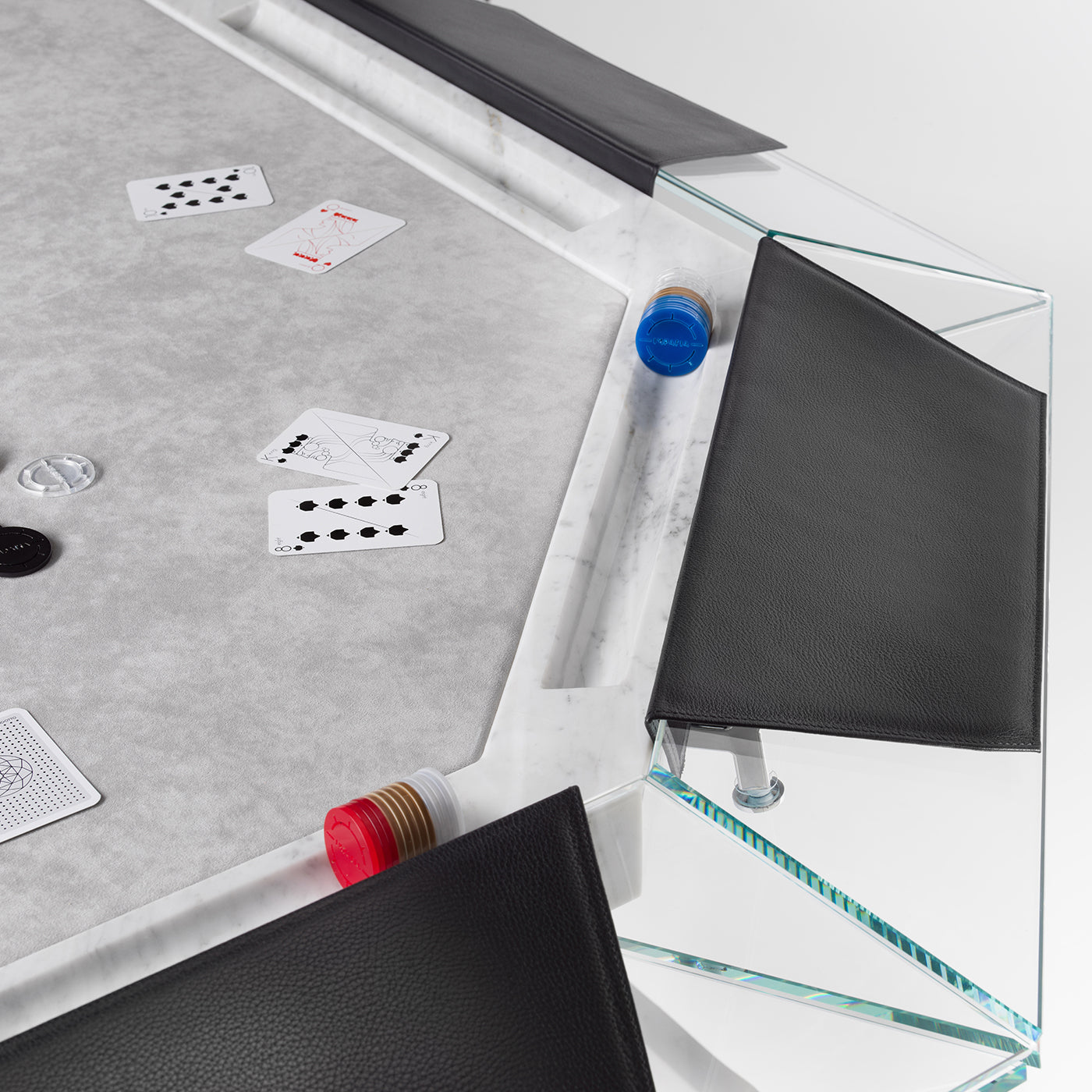 Unootto Marble Edition Ten-Player Poker Table Impatia | Artemest