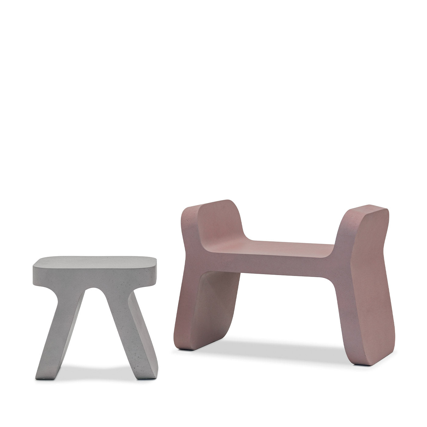 Torcello Small Bench by Defne Koz and Marco Susani Cimento | Artemest