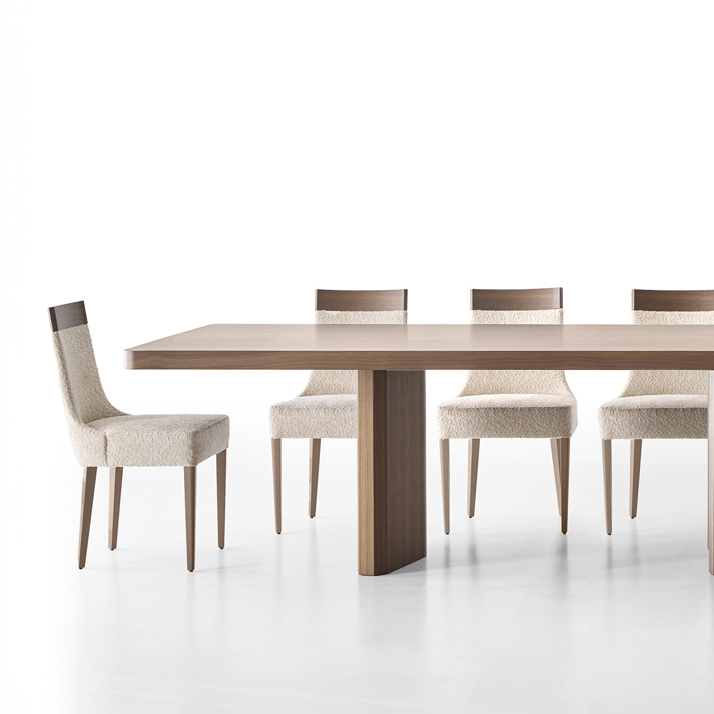 Anthem Oak Wood Dining Table Franco Bianchini | Artemest