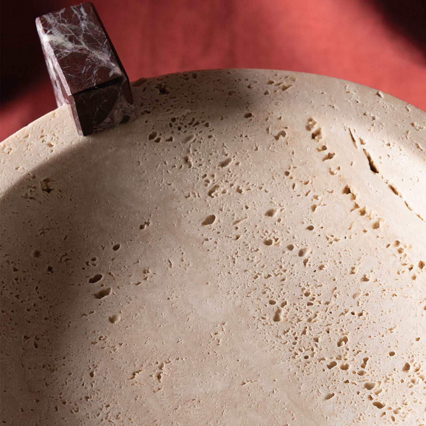 Block Stand High Travertino Marble Centerpiece StudioNudo | Artemest