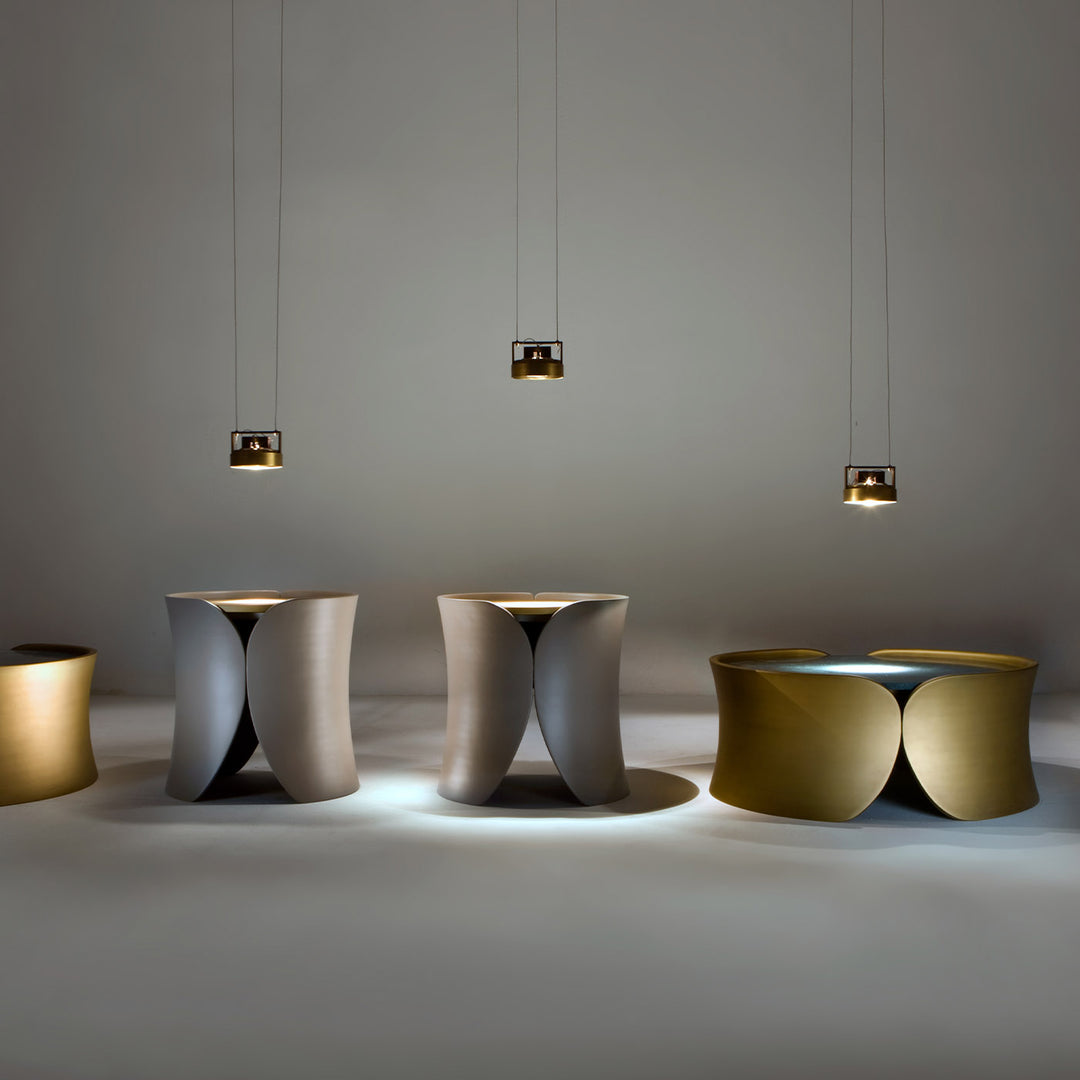 Hugs Low Gold-Lacquered Coffee Table Laura Meroni | Artemest