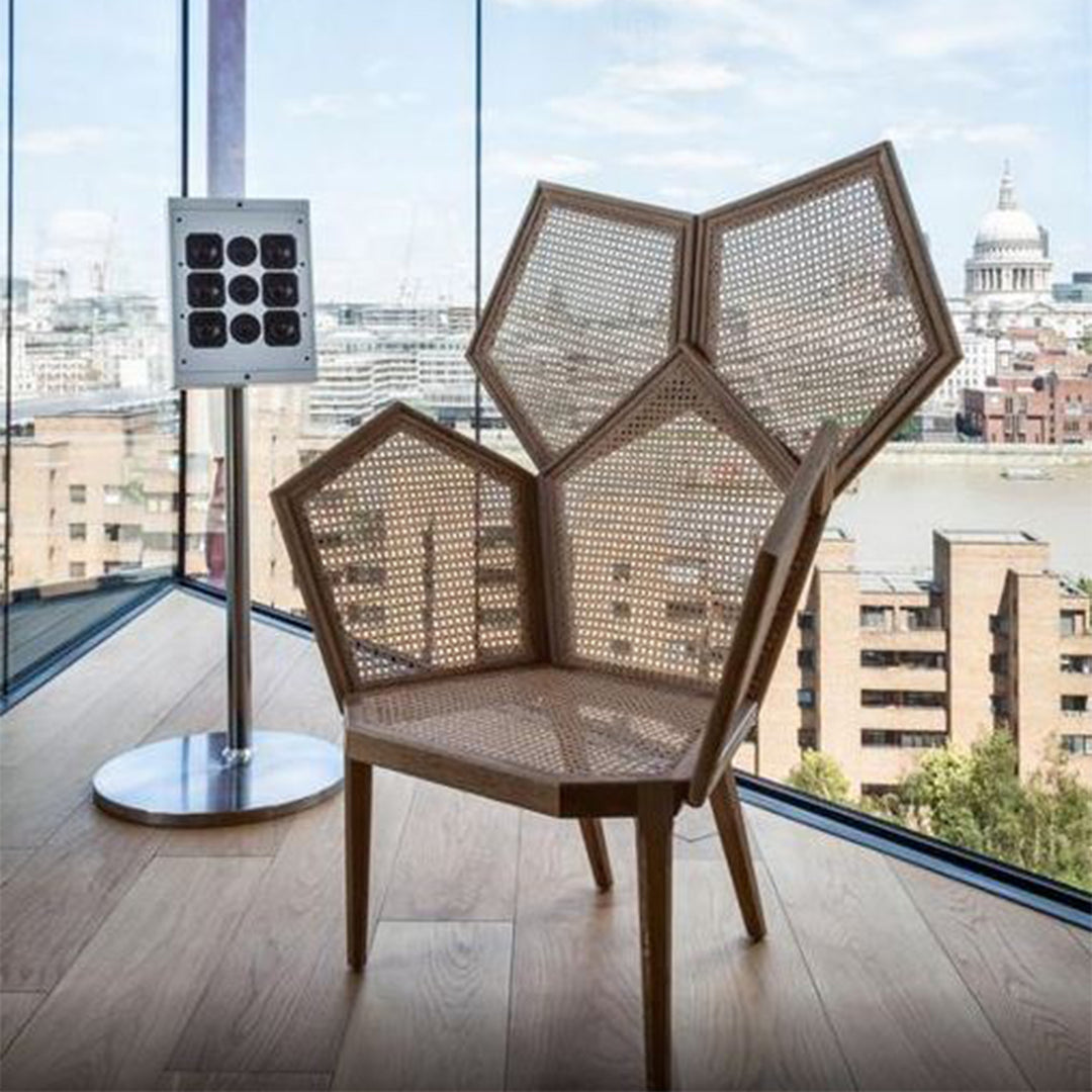 Lui 5/A Armchair in Natural Cane by Philippe Bestenheider Fratelli ...