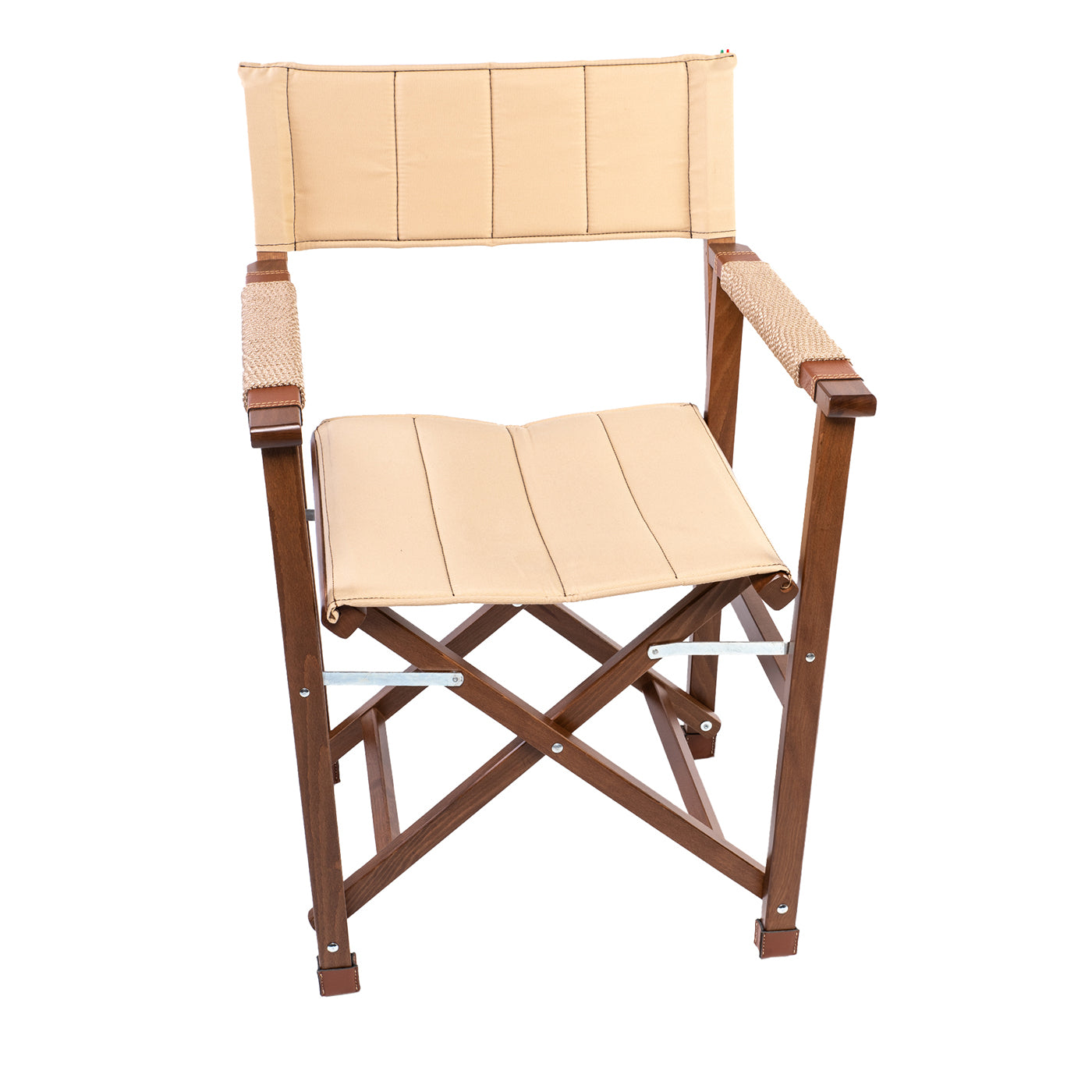 Beige Wooden Director's Chair - Capri's model Marricreo | Artemest