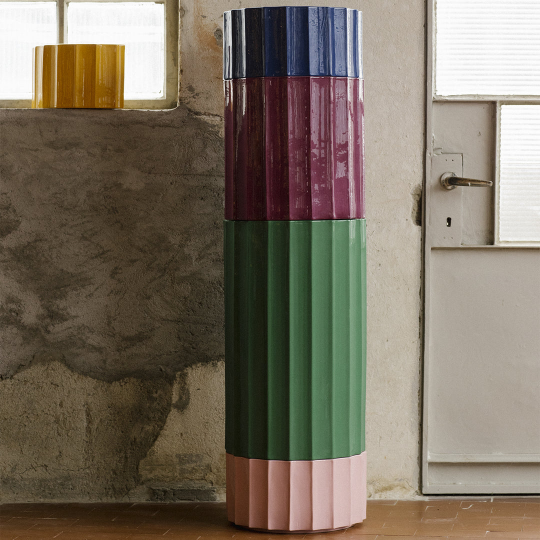 Column Low Pink Ceramic Vase by Objects Of Common Interest Bitossi ...