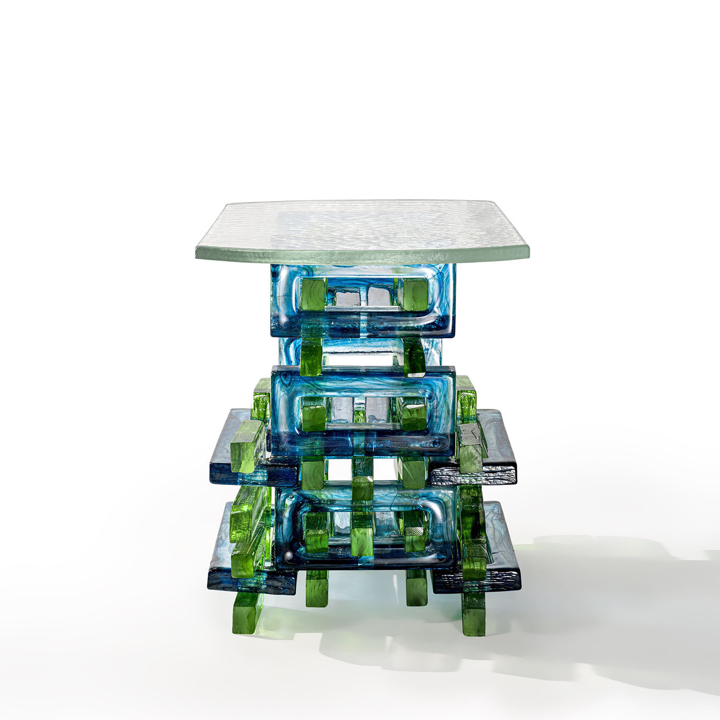 Laguna Chain Side Table by Bethan Laura Wood WonderGlass | Artemest