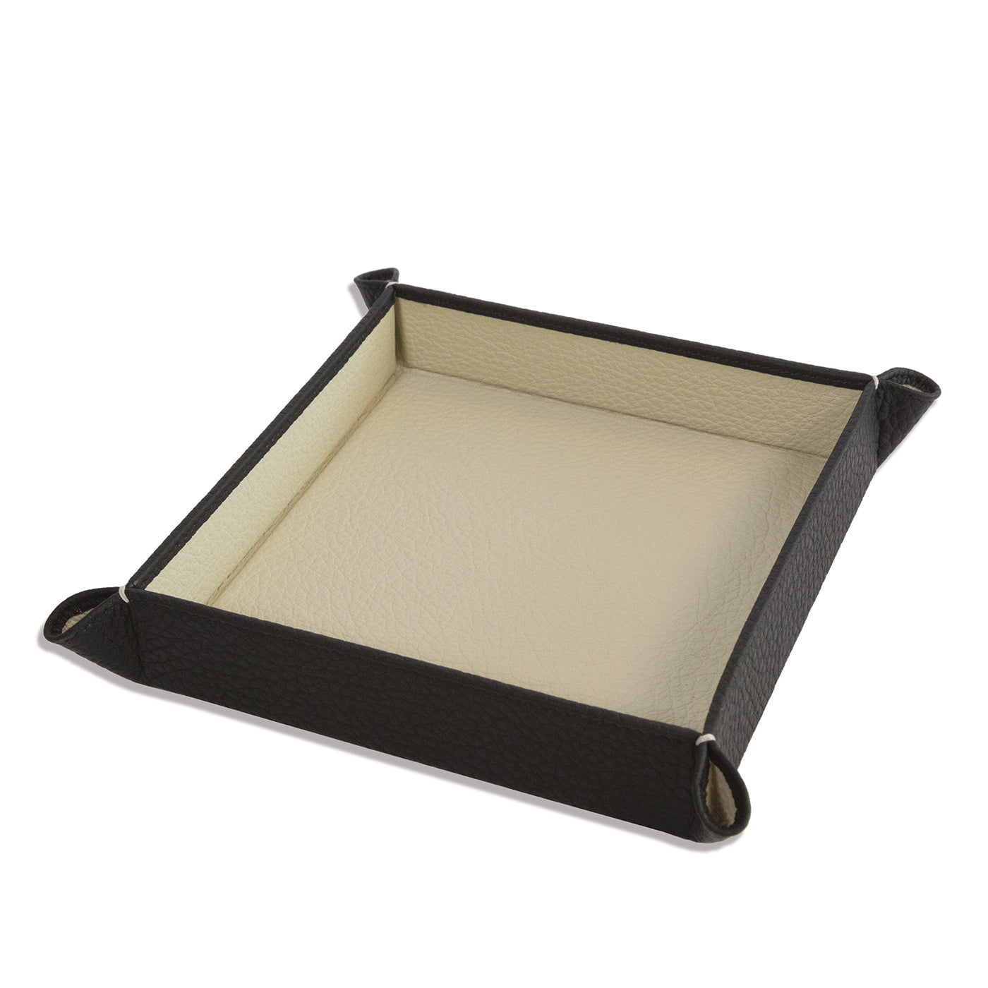 Michelangelo Black and Cream Empty-Pocket Tray Cassigoli | Artemest