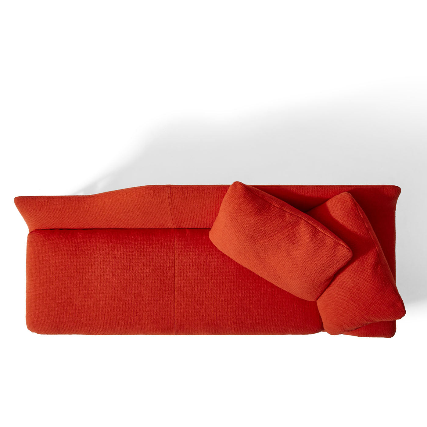 Esosoft Right-Sided Orange Chaise Longue by Antonio Citterio Cassina ...