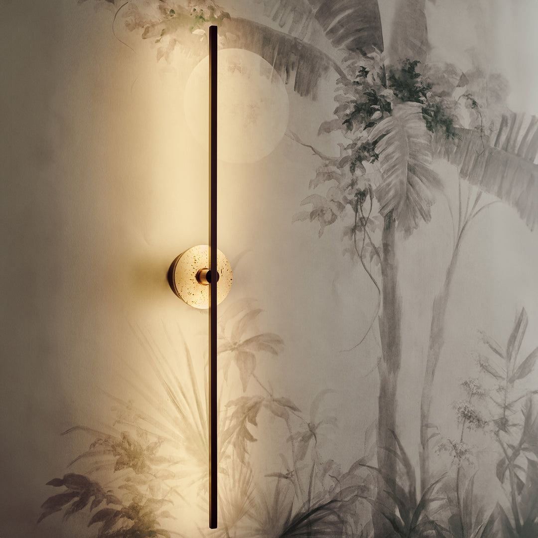 "Essential Stick" in Bronze and Travertine Matlight Milano | Artemest