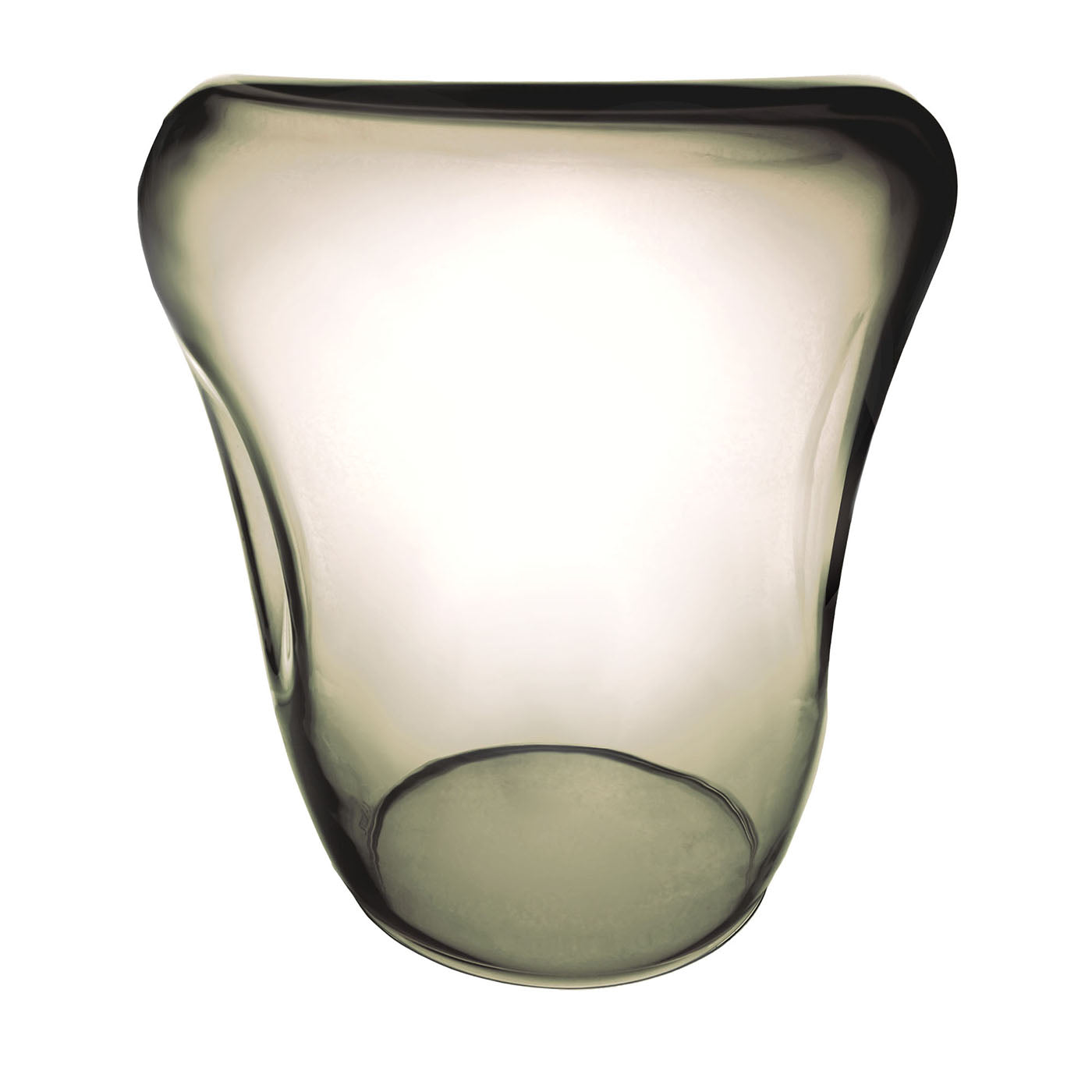 Isola gray Murano glass stool Kanz Architetti | Artemest