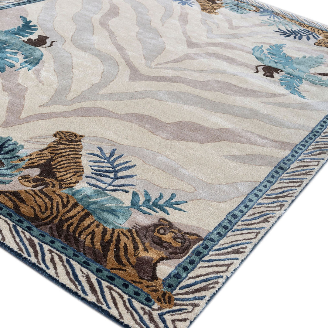 Safari White Hand Tufted Rug Jaipur Rugs | Artemest