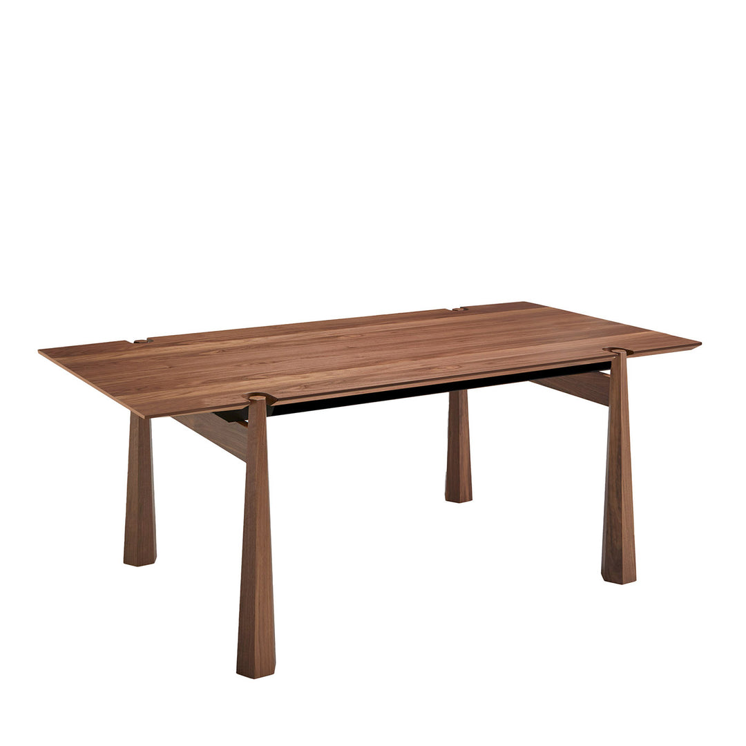 York Walnut Wood Dining Table Modesign | Artemest
