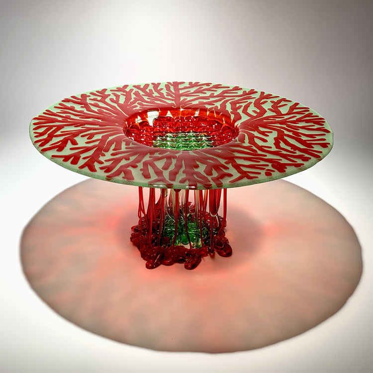 Corallo Rosso Verde Sculptural Centerpiece Daniela Forti | Artemest