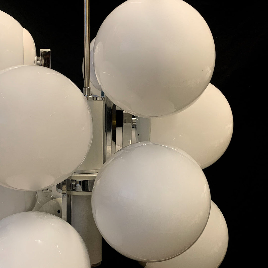 Stilnovo 12-Light Chromed Chandelier Enrico Neri & C. snc | Artemest