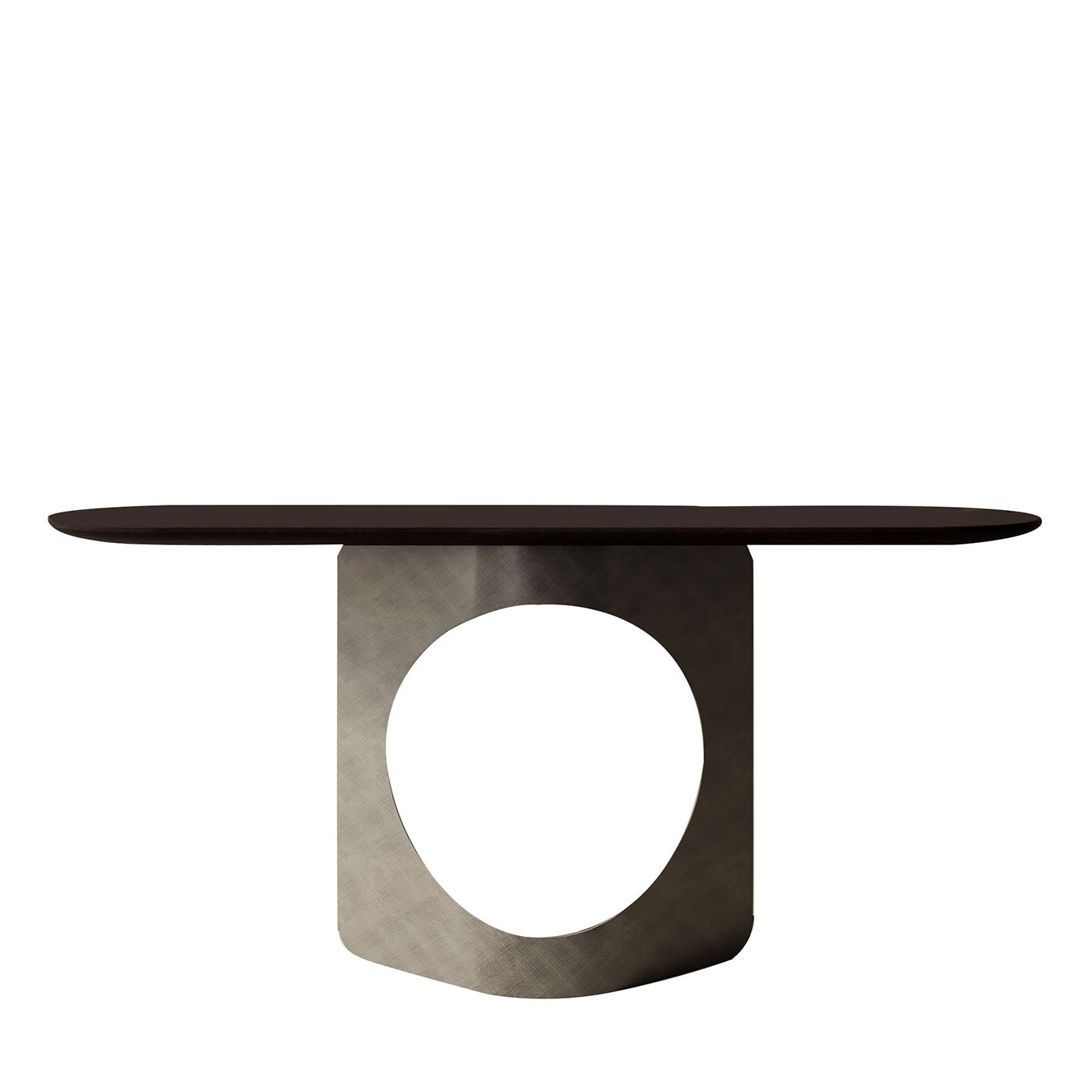 Hole Graphite-Gray & Walnut Console Modesign | Artemest