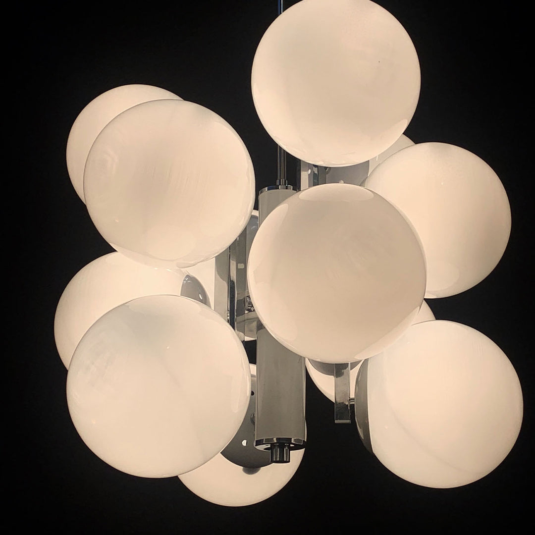 Stilnovo 12-Light Chromed Chandelier Enrico Neri & C. snc | Artemest