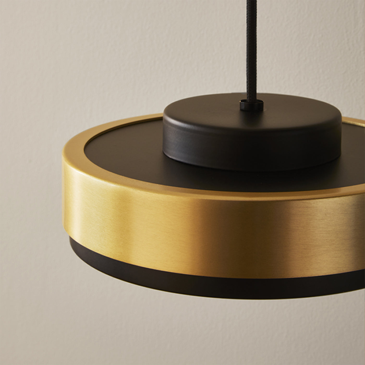 Discus SO Large Brass & Black Pendant Lamp by MKV Design Contardi ...