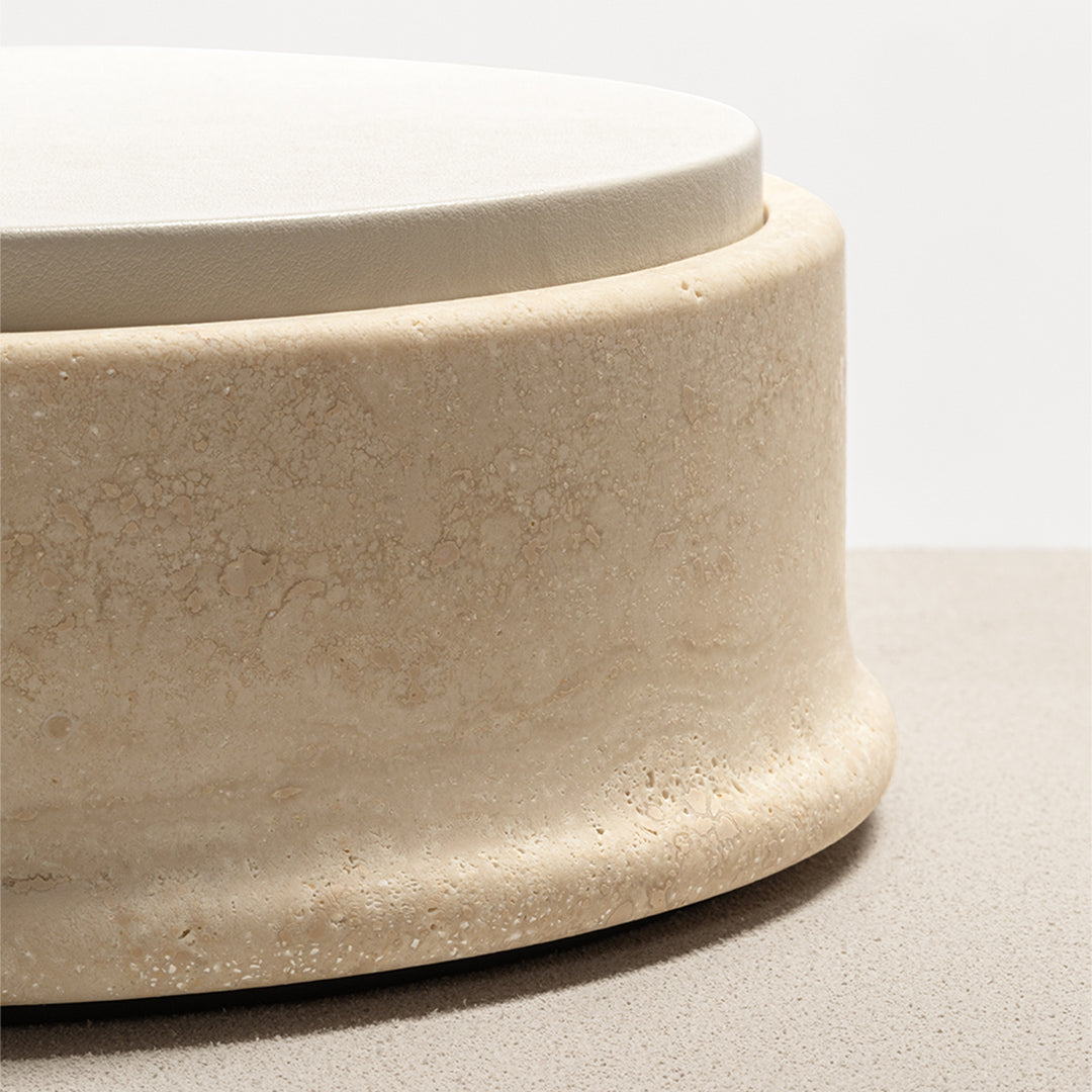 Rodi Marble Box Round Small Giobagnara | Artemest