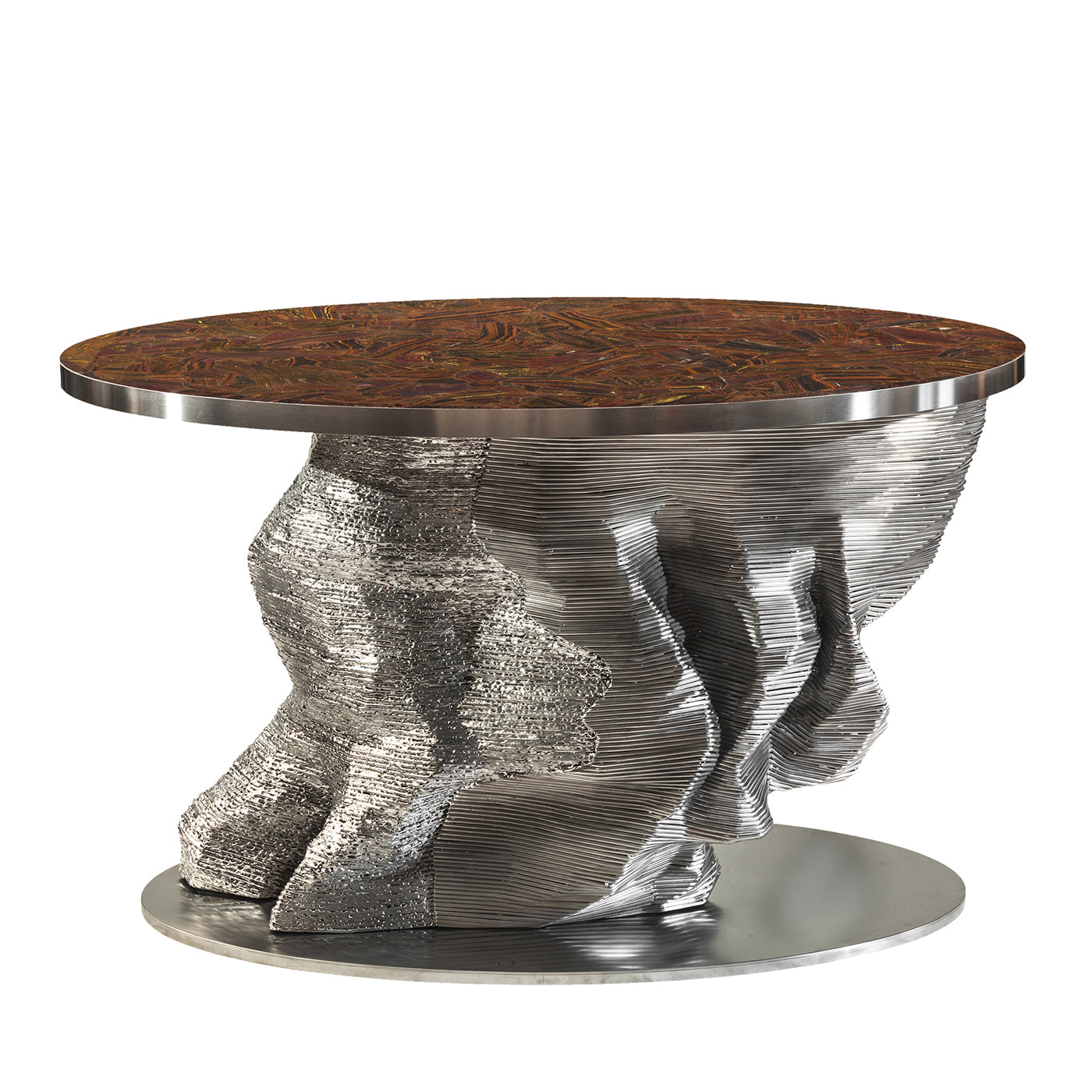 Meteorite N° 3 Table by Giò Pozzi Officina Della Scala | Artemest